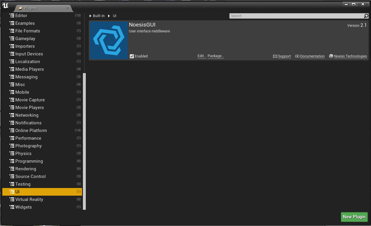 UE4Plugin: NoesisGUI Integration to UE4
